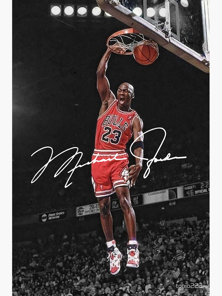 "michael jordan signature" Sticker for Sale by tonio222 | Redbubble