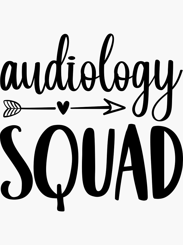 "Audiology" Sticker for Sale by partykarty | Redbubble