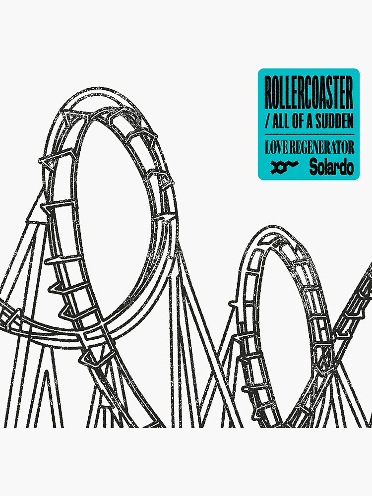 "Roller Coaster" Sticker by botiskuku | Redbubble