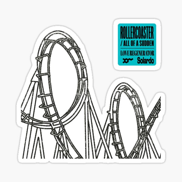 "Roller Coaster" Sticker by botiskuku | Redbubble