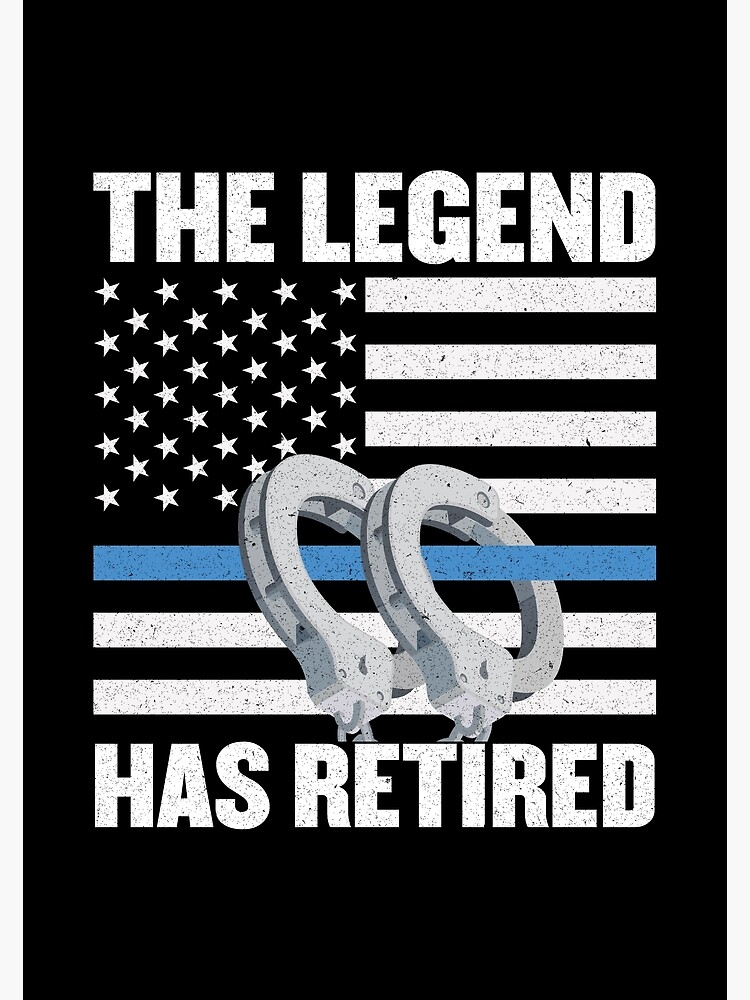 "Funny Cop Retirement Gift - Police Officer Retirement" Poster for Sale ...
