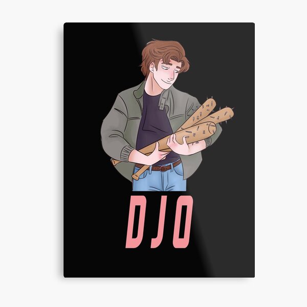 Lámina metálica «DJO y sus bebés | Joe Keery como Steve Harrington ...