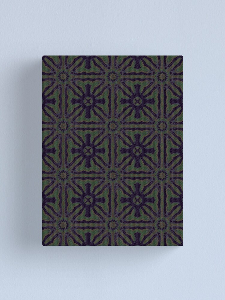 "Lotus flower bomb seamlessly repeating" Canvas Print for Sale by Shape ...