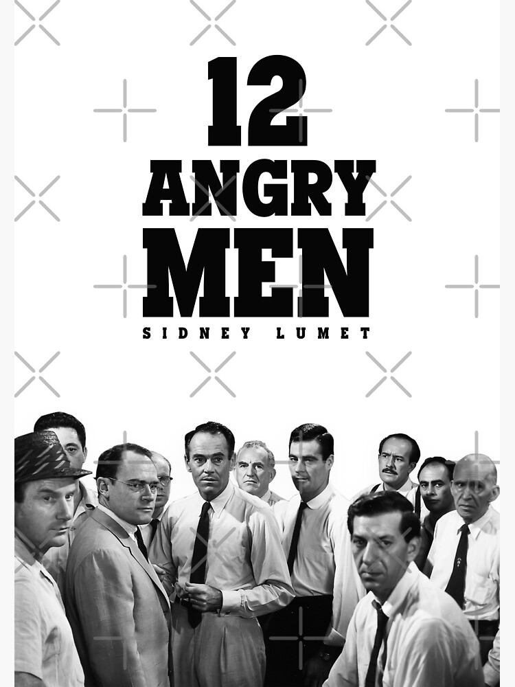"12 Angry Men movie poster" Sticker for Sale by Genlon | Redbubble