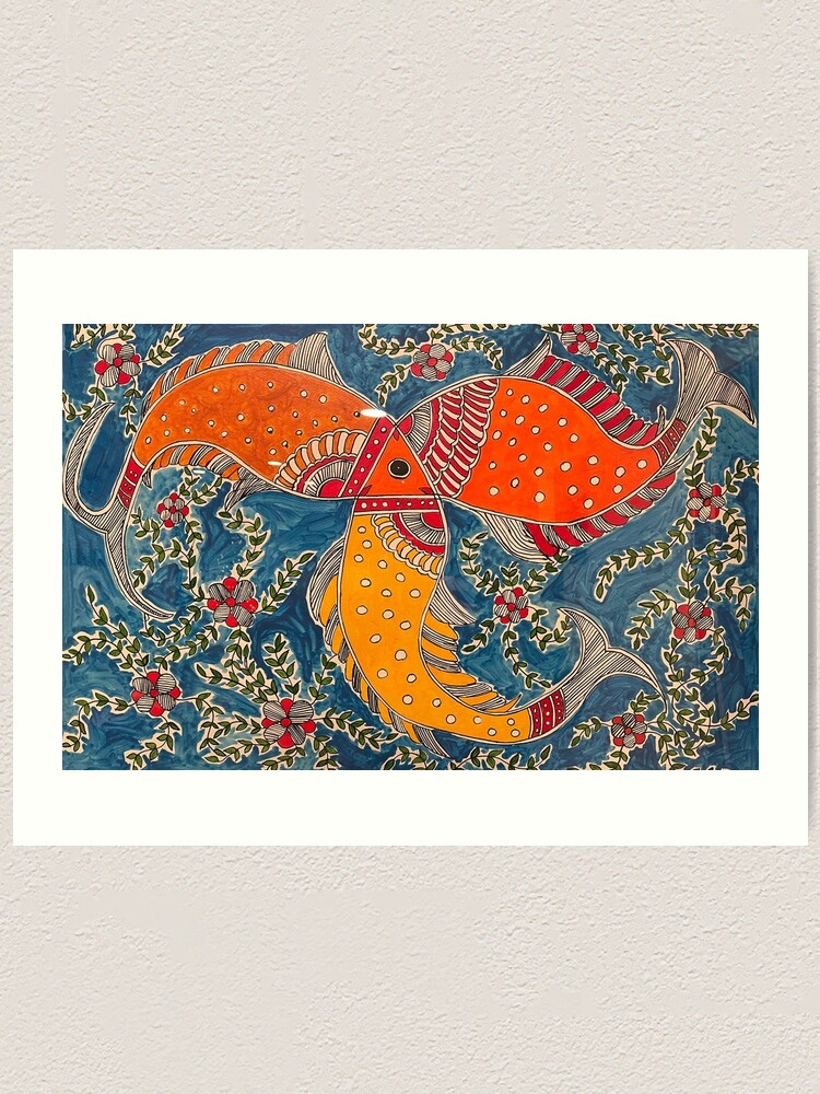 "Fish Raas" Art Print by raginiart | Redbubble