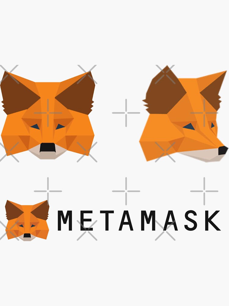 "MetaMask" Sticker for Sale by CRYPTO-CORNER | Redbubble