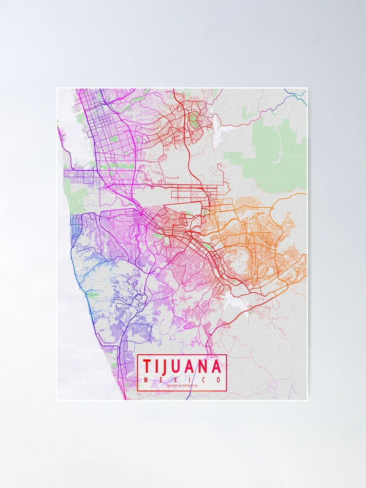 Large Detailed Map Of Tijuana