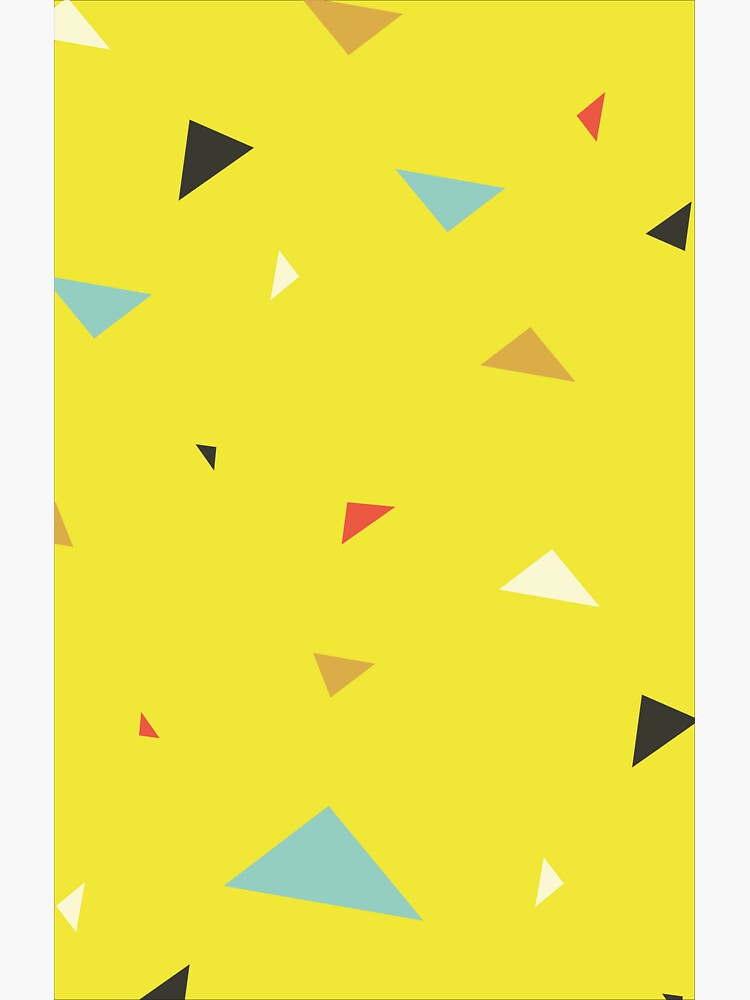 "Spongebob Triangles" Sticker for Sale by Kuadrigonalart | Redbubble