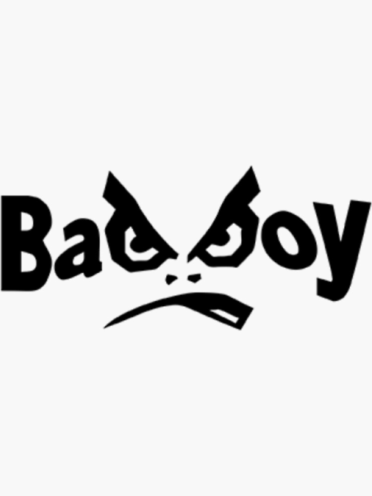 "Bad Boy Eyes of a Champion" Sticker for Sale by JessHrycyks | Redbubble