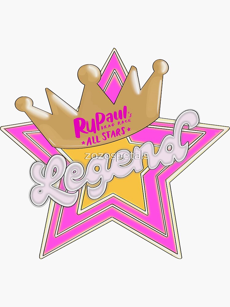 "Legendary Legend Star" Sticker for Sale by zozospetals | Redbubble