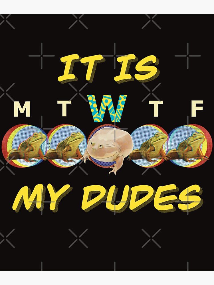 "Wednesday Frog and Toads" Sticker for Sale by Trashkrush | Redbubble