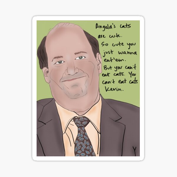 "Kevin" Sticker for Sale by HeyyyyTeeena | Redbubble