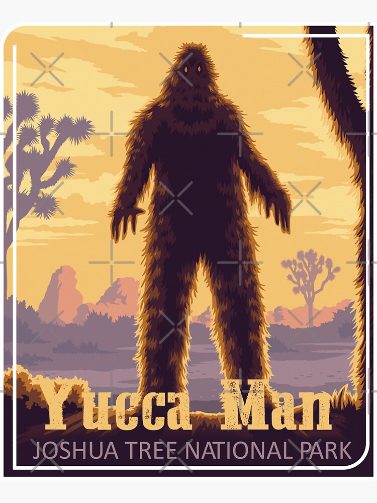 " Joshua Tree National Parks,Yucca Man" Sticker for Sale by national ...