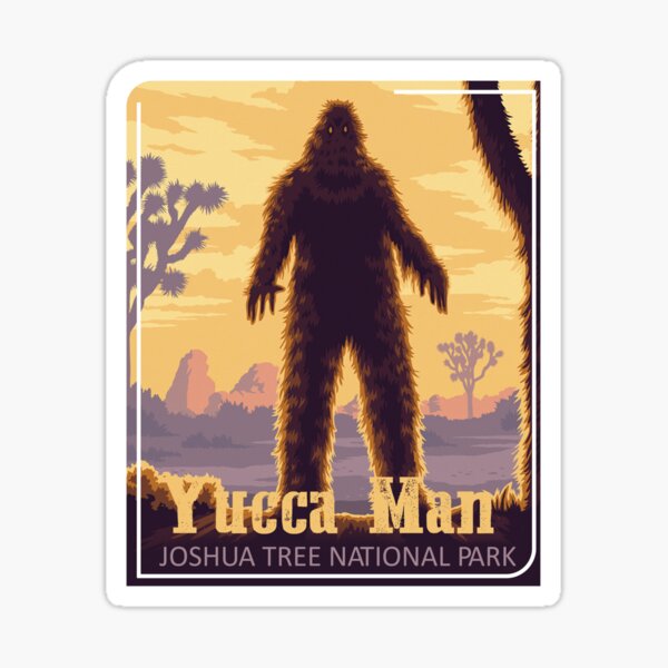 " Joshua Tree National Parks,Yucca Man" Sticker for Sale by national ...