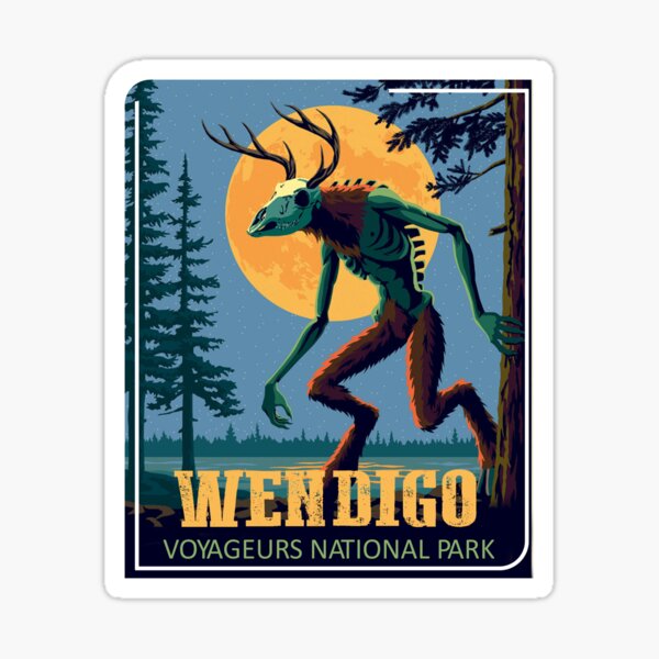 "Voyageurs National Parks,The Wendigo" Sticker for Sale by national ...