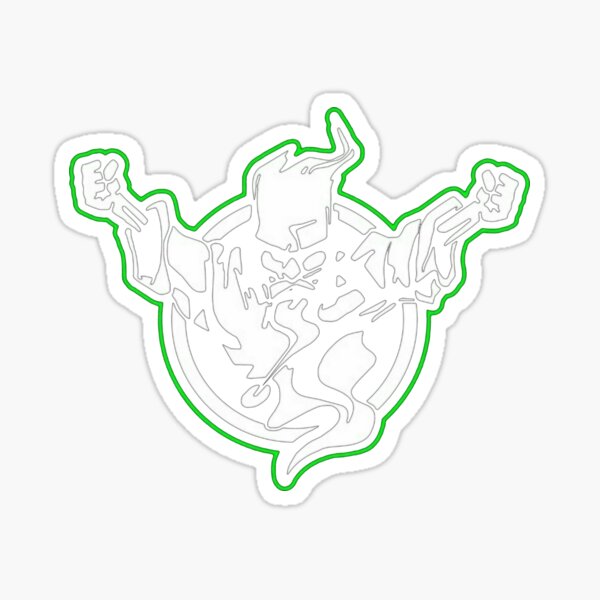 "Thunderdome Green" Sticker for Sale by Alphatypez | Redbubble