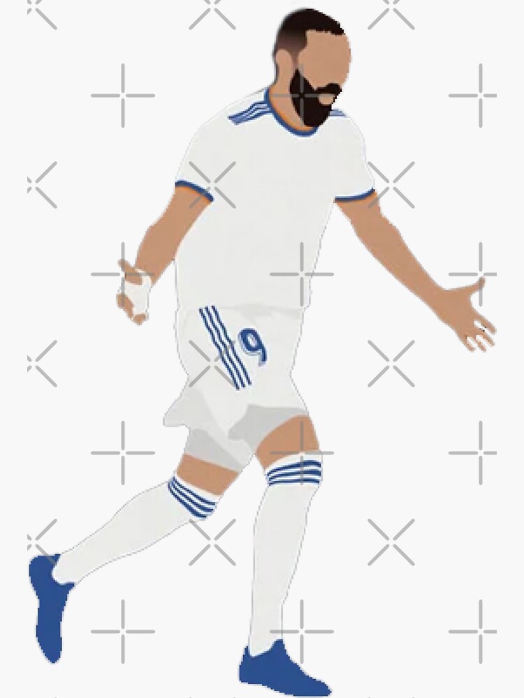 "Karim Benzema" Sticker for Sale by Loveisfootball | Redbubble