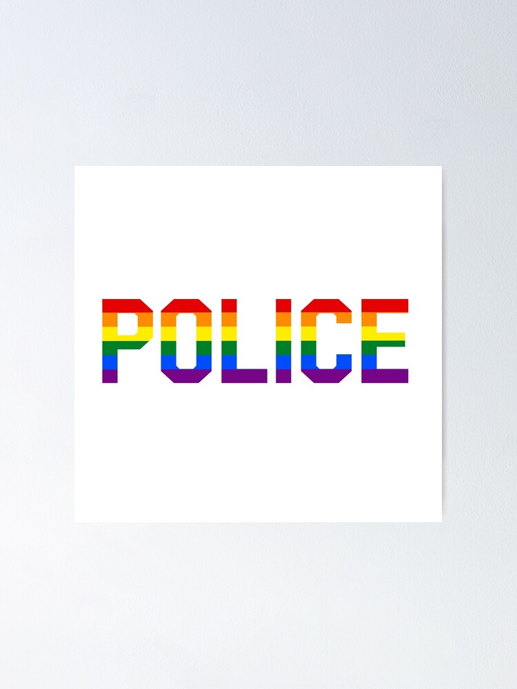 "Police Pride" Poster for Sale by PeterDixonArt | Redbubble