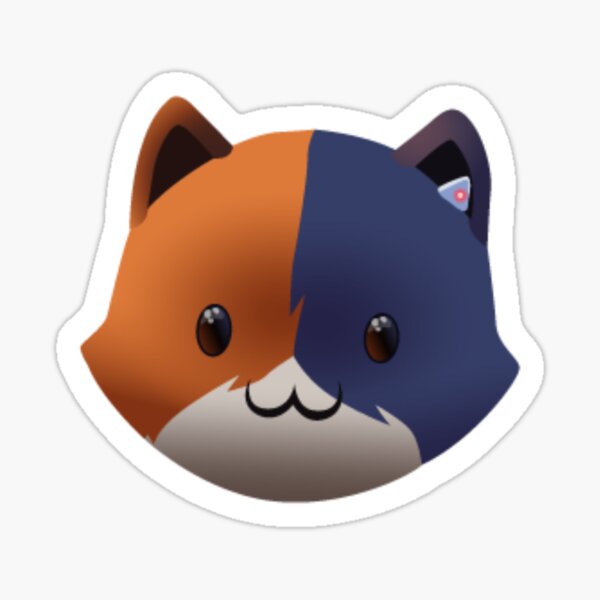 "summer meowscles face" Sticker for Sale by happykiddos | Redbubble