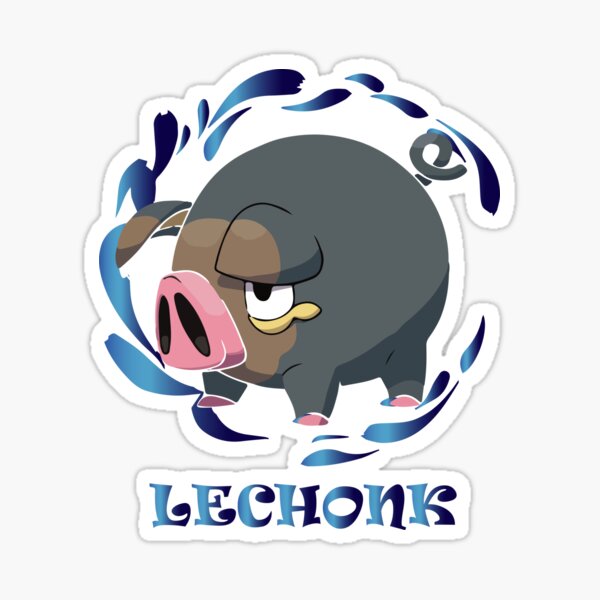 "Lechonk" Sticker for Sale by MiraOne | Redbubble