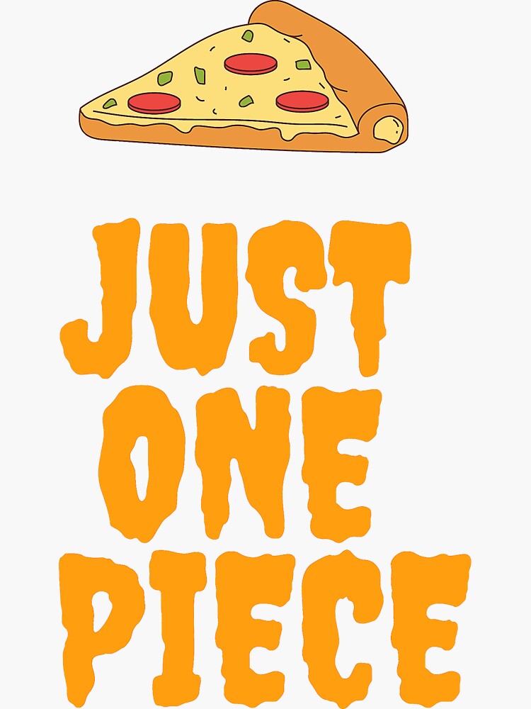 "JUST ONE PIECE" Sticker for Sale by BArtHouse | Redbubble