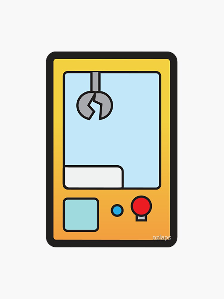 "Arcade Claw Machine" Sticker for Sale by nzlaps | Redbubble