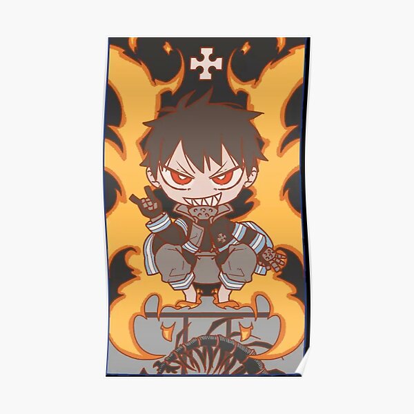 "Fire Force Anime" Poster for Sale by Anime-nez | Redbubble