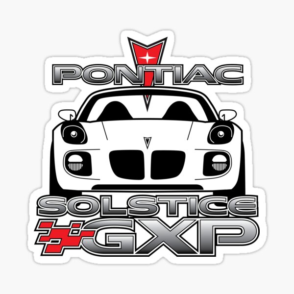 "Solstice GXP front" Sticker for Sale by Happy-Sol | Redbubble