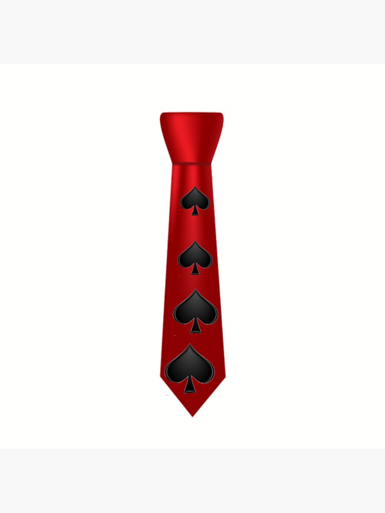 "spade tie" Sticker for Sale by Desingfiction | Redbubble