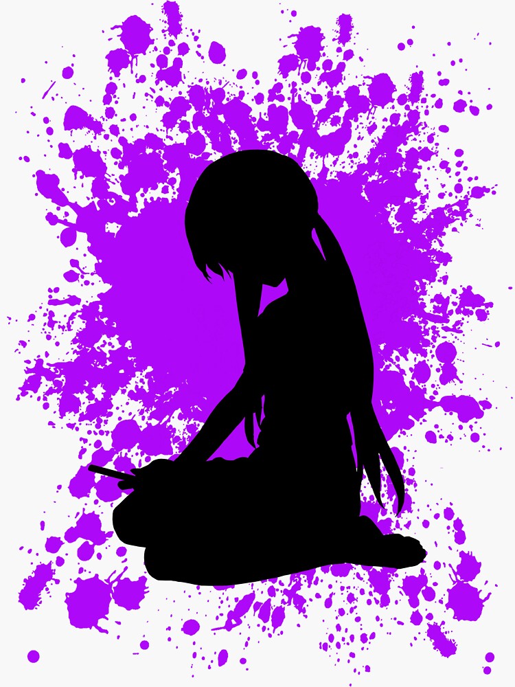 "Yuno Inspired Paint Splatter Anime Shirt" Sticker for Sale by ...