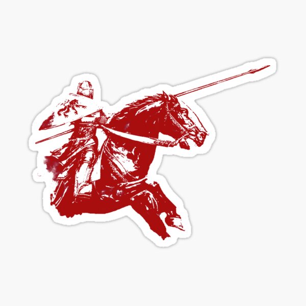 "Charging steed" Sticker for Sale by ErianAndre | Redbubble
