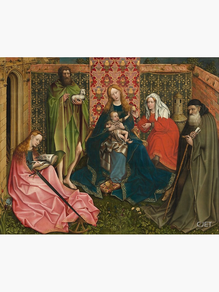 "Madonna and Child with Saints in the Enclosed Garden | Follower of ...