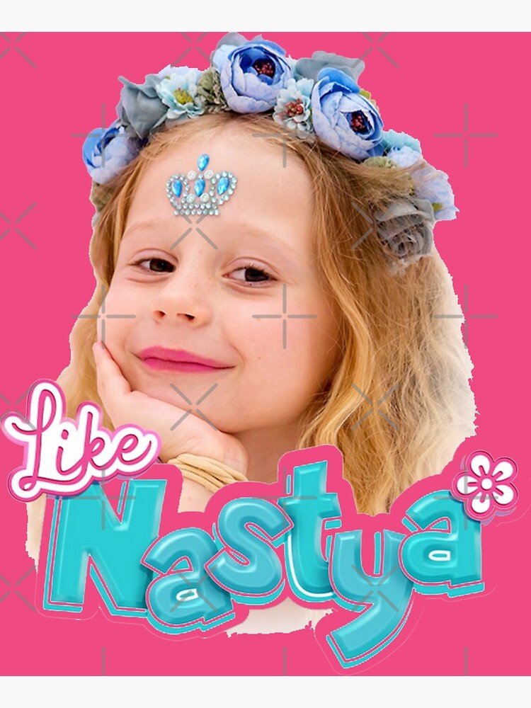 "Like Nastya Girl" Poster for Sale by Moricci | Redbubble