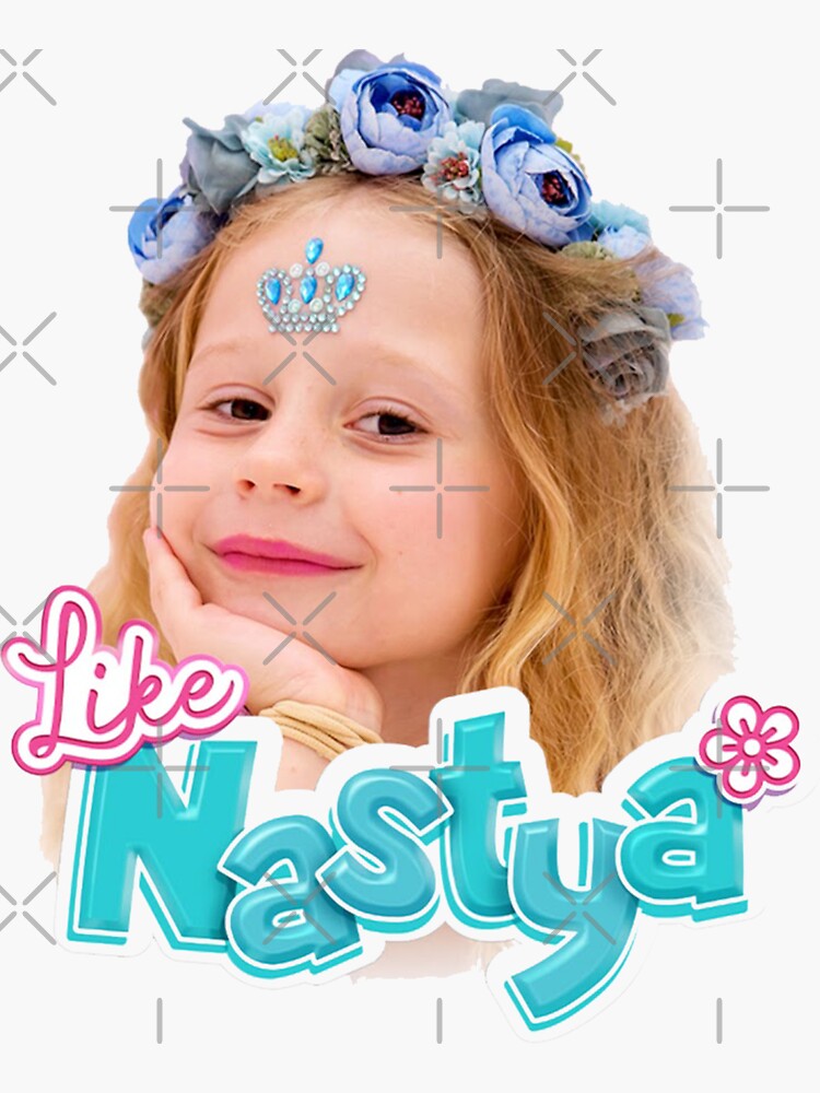 "Like Nastya Girl" Sticker for Sale by Moricci | Redbubble