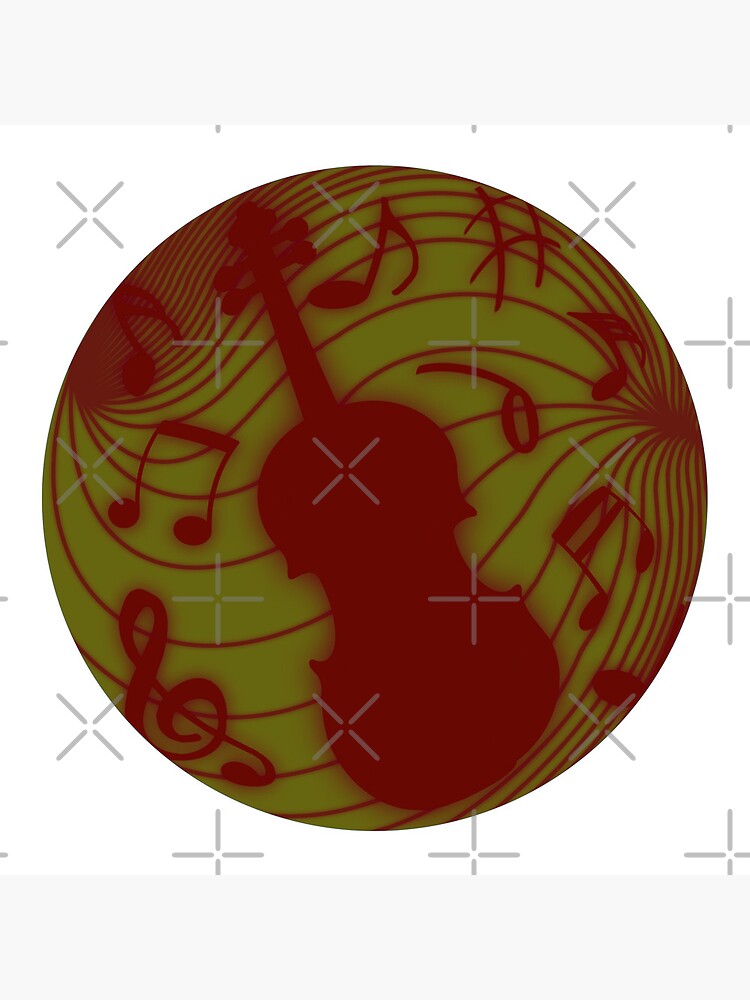 Lámina fotográfica «El arte inspirado en el violín más pequeño del ...