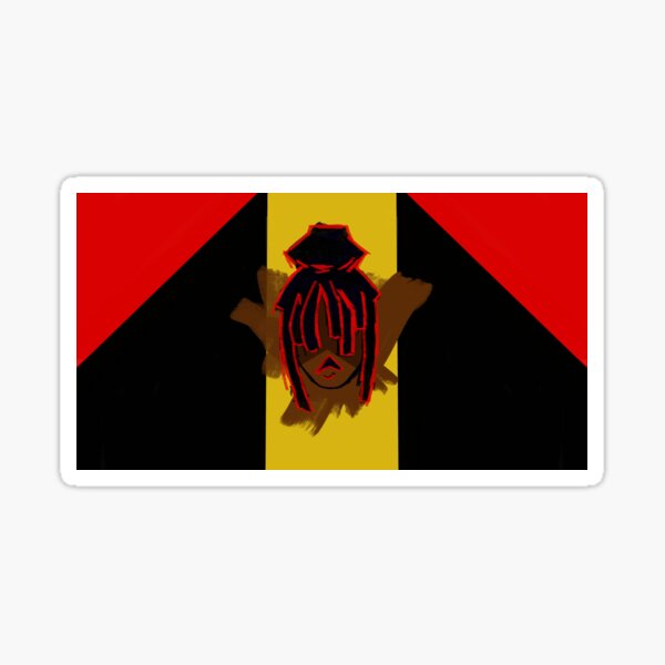 "AA Pride(with Locs)" Sticker for Sale by SoChoc | Redbubble