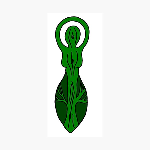 "Pagan Earth Goddess Symbol" Photographic Print by imphavok | Redbubble