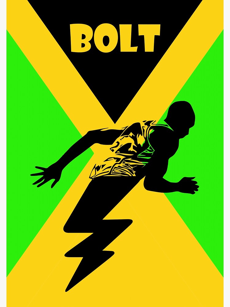 "Usain Bolt" Sticker for Sale by gisnamisa | Redbubble