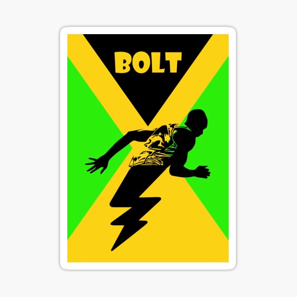 "Usain Bolt" Sticker for Sale by gisnamisa | Redbubble