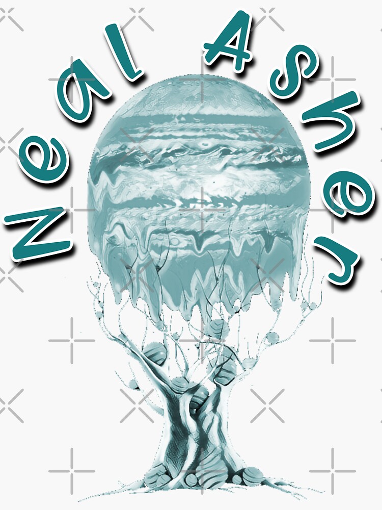 "Neal Asher" Sticker for Sale by Vlaki | Redbubble