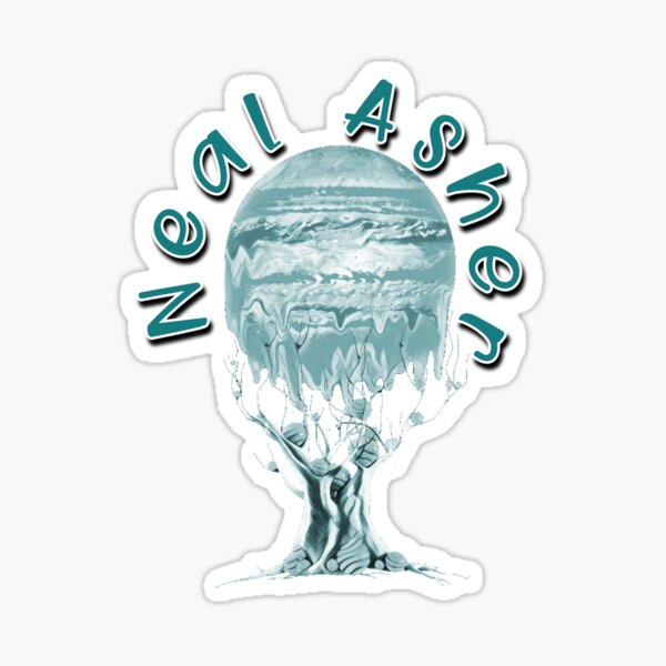 "Neal Asher" Sticker for Sale by Vlaki | Redbubble
