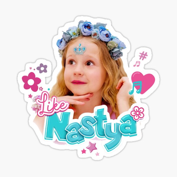 "Nastya Shows" Sticker for Sale by Moricci | Redbubble