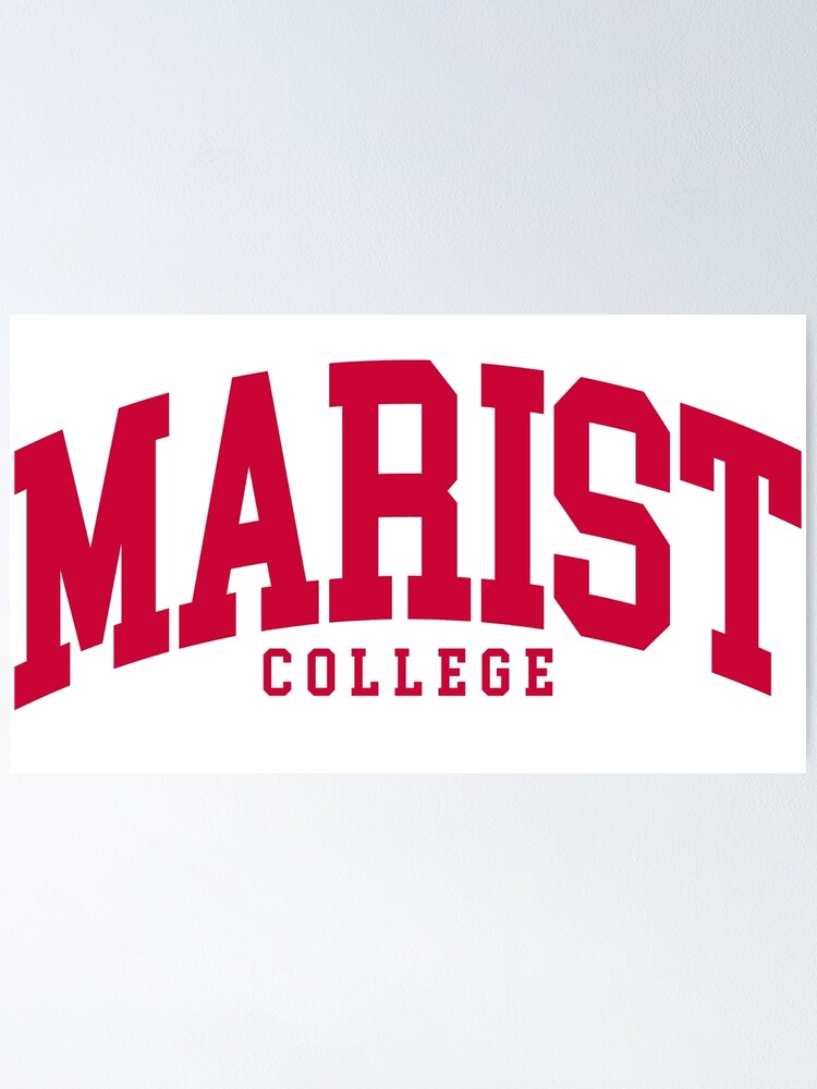 "marist college - college font curved" Poster for Sale by scollegestuff ...