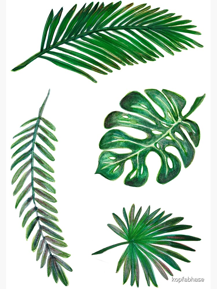 "Leaf Set" Poster for Sale by kopfabhase | Redbubble