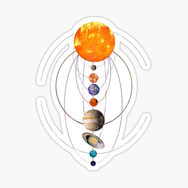 "Solar System" Sticker for Sale by olapogdesign | Redbubble