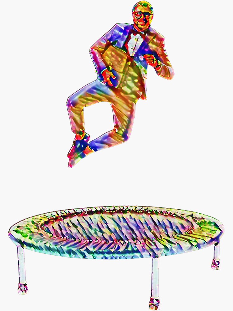 "trampoline" Sticker for Sale by Willibrand | Redbubble