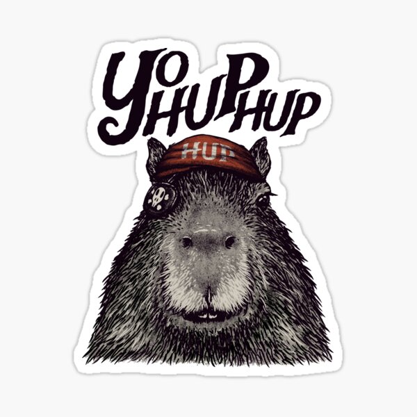 "Capyrate - YoHupHup Pirate Capybara Yo Ho Ho Yohoho | His Name - Gort ...