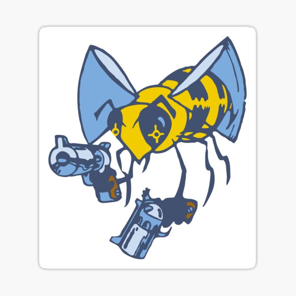 "Killer Bee" Sticker for Sale by traumfaenger | Redbubble