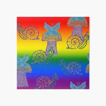 "Rainbow Wonderland" Art Board Print for Sale by MitaDreamDesign ...