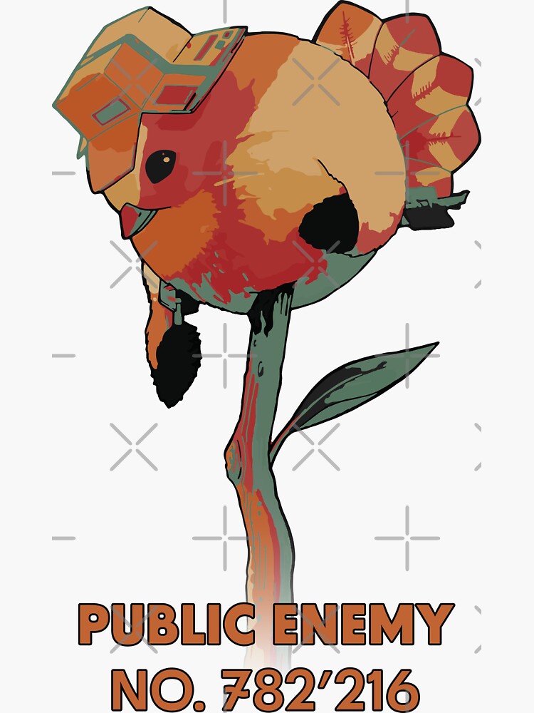 "Public Enemy No. 782217" Sticker for Sale by MuteEcho | Redbubble